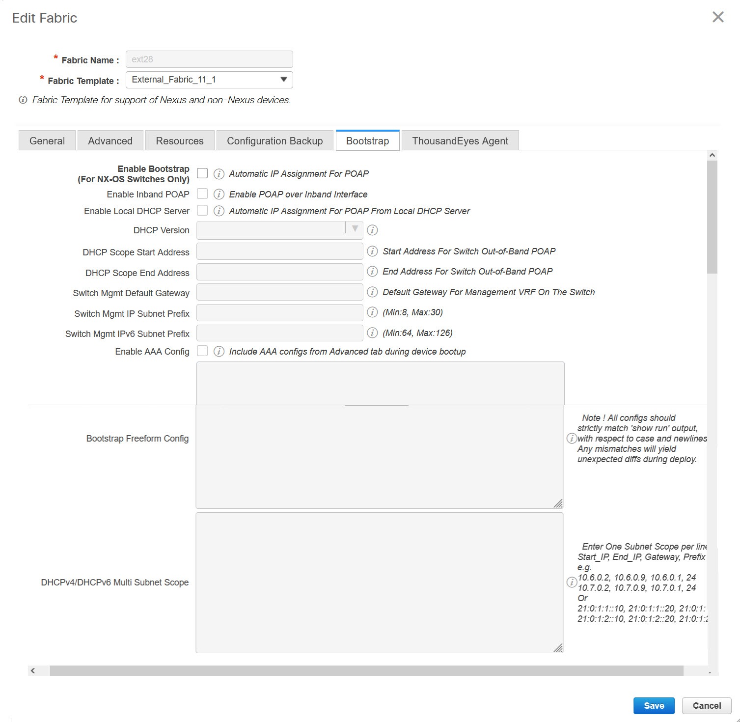 Cisco DCNM LAN Fabric Configuration Guide, Release 11.5(3a) - Control ...