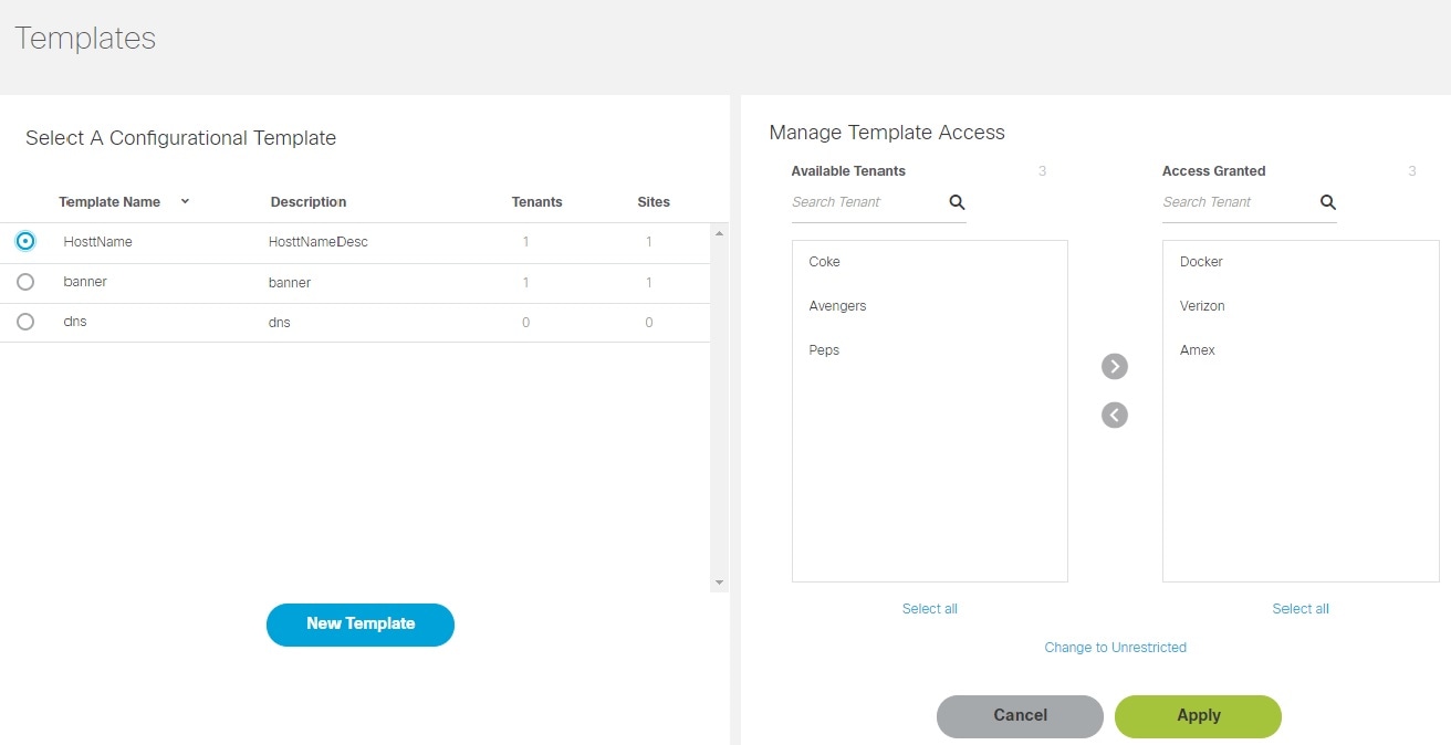 Device Templates and Workflows - Cisco