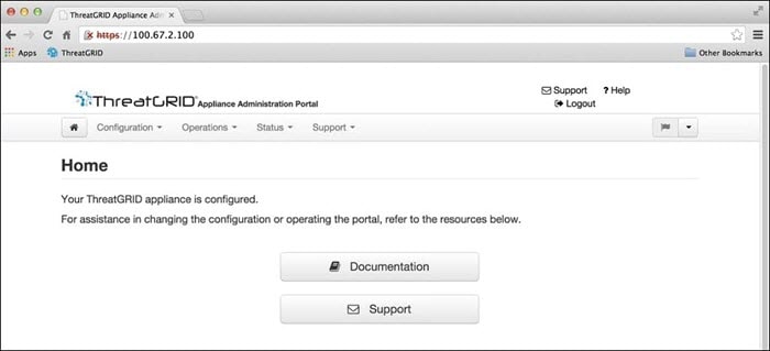 Cisco Threat Grid Appliance Setup and Configuration Guide Version 2.7 - OpAdmin Portal ...