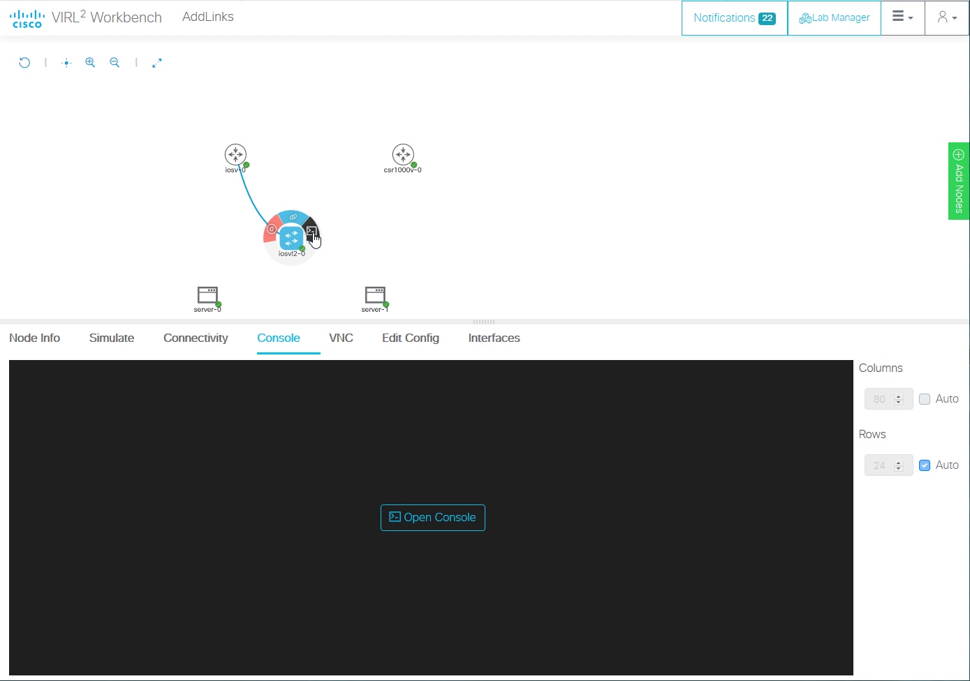 Using and Configuring Cisco Modeling Labs 2.0 - Workbench [Cisco Modeling Labs] - Cisco