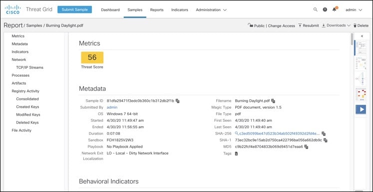 Cisco Threat Grid Appliance Getting Started Guide Version 2.11 - Admin UI Configuration [Cisco ...