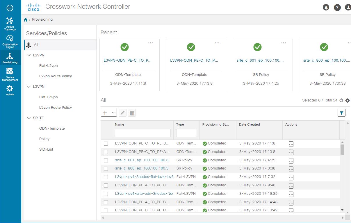 Manage Transport Services with Crosswork Network Controller 1.0 - Cisco