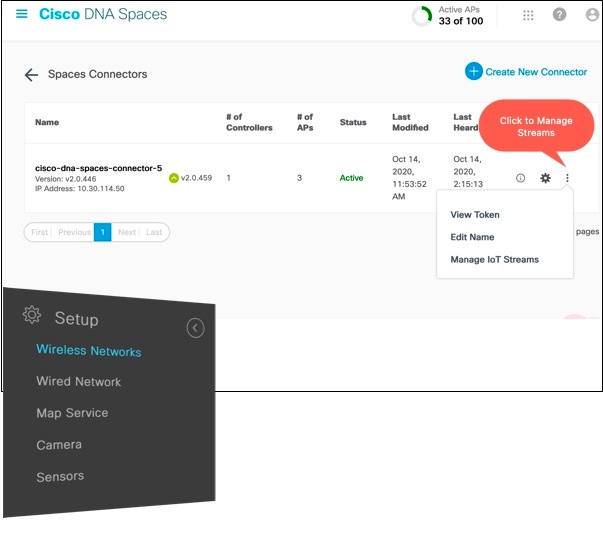 Cisco Spaces Iot Service Configuration Guide Wireless Getting
