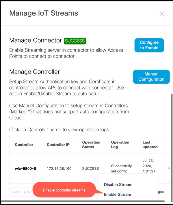 Cisco Spaces Iot Service Configuration Guide Wireless Getting Started Cisco Spaces Cisco