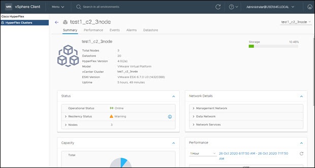 Cisco HyperFlex Data Platform Administration Guide, Release 4.5 - Cisco HyperFlex HTML Plugin ...