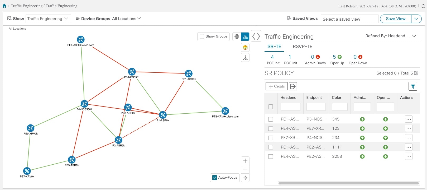 Cisco Crosswork Optimization Engine 2.0 User Guide - Monitor SR-TE ...