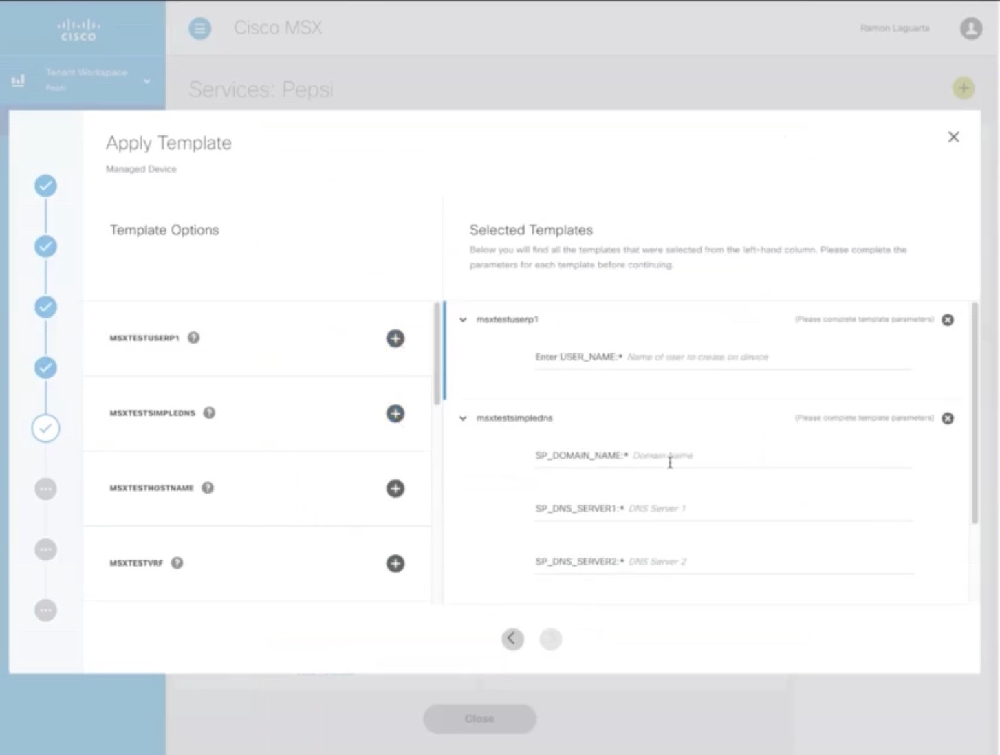 Provisioning Tasks - Cisco
