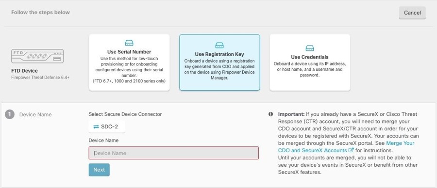 Managing FDM Devices with Cisco Defense Orchestrator - Onboard Devices and Services [Cisco ...
