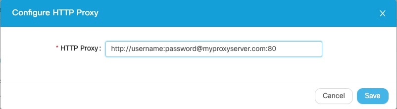Cisco Spaces Connector Configuration Guide Configuring Proxy Cisco
