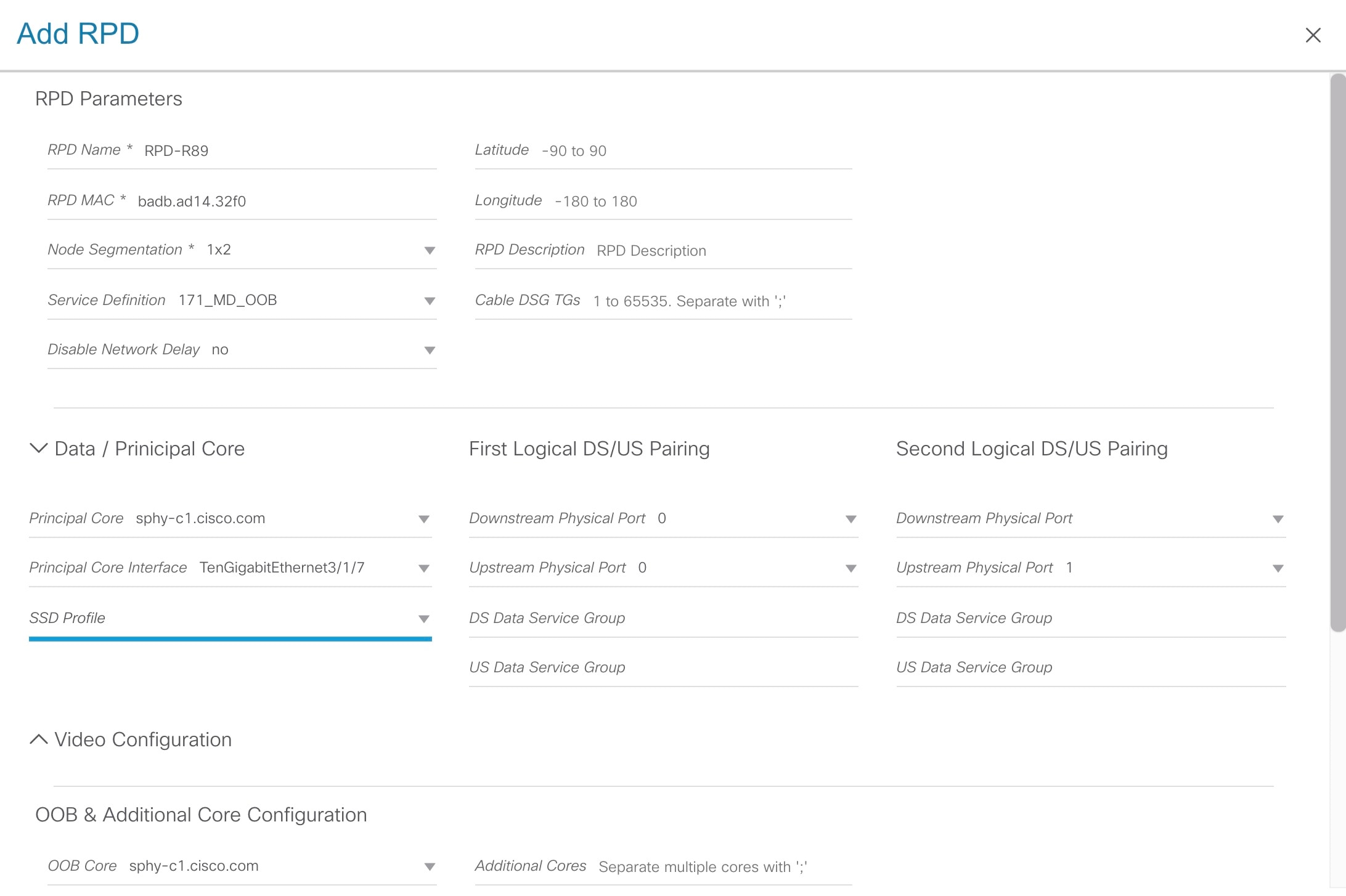 Cisco Smart PHY Application User Guide, Release 22.1 - Manage RPDs [Cisco Smart PHY] - Cisco