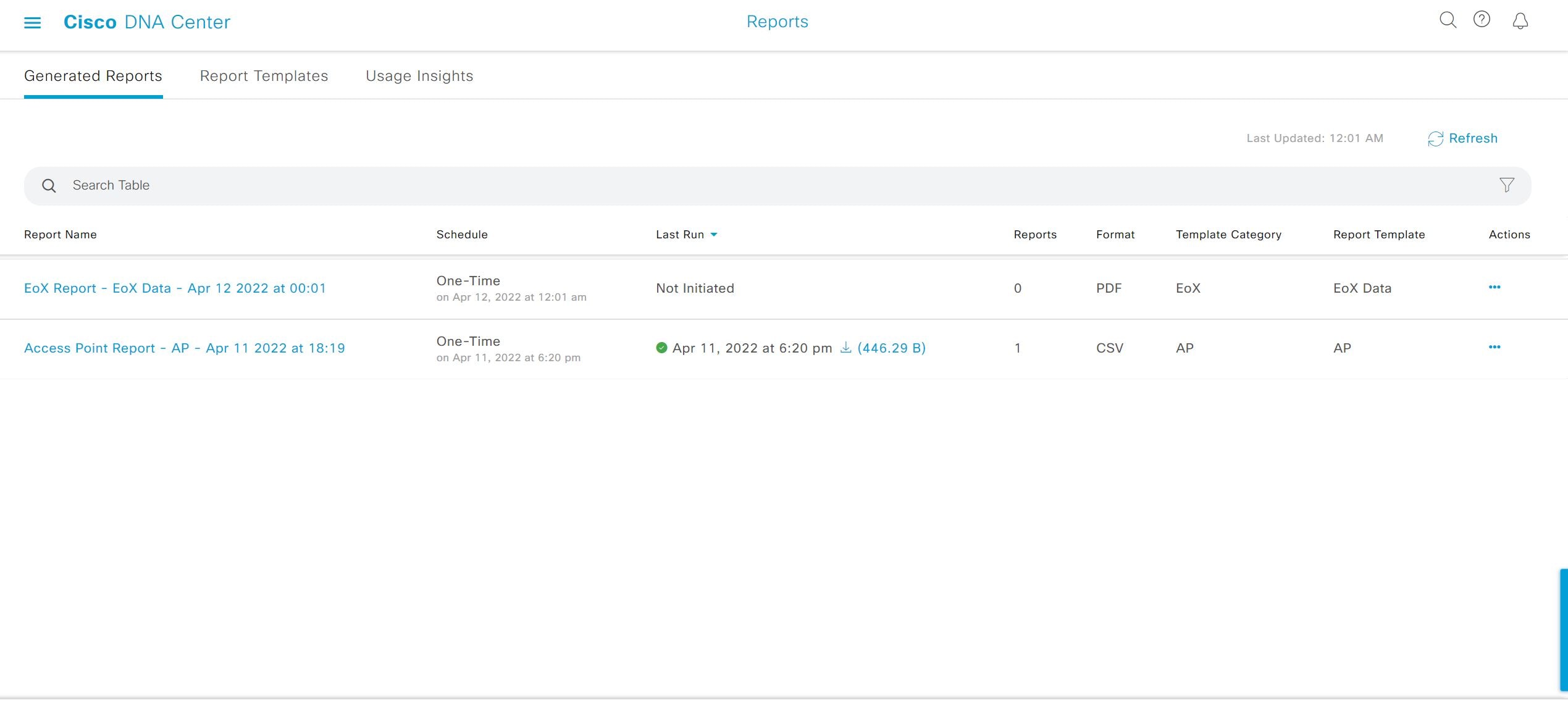 Cisco DNA Center Platform User Guide, Release 2.3.5 - Reports [Cisco ...