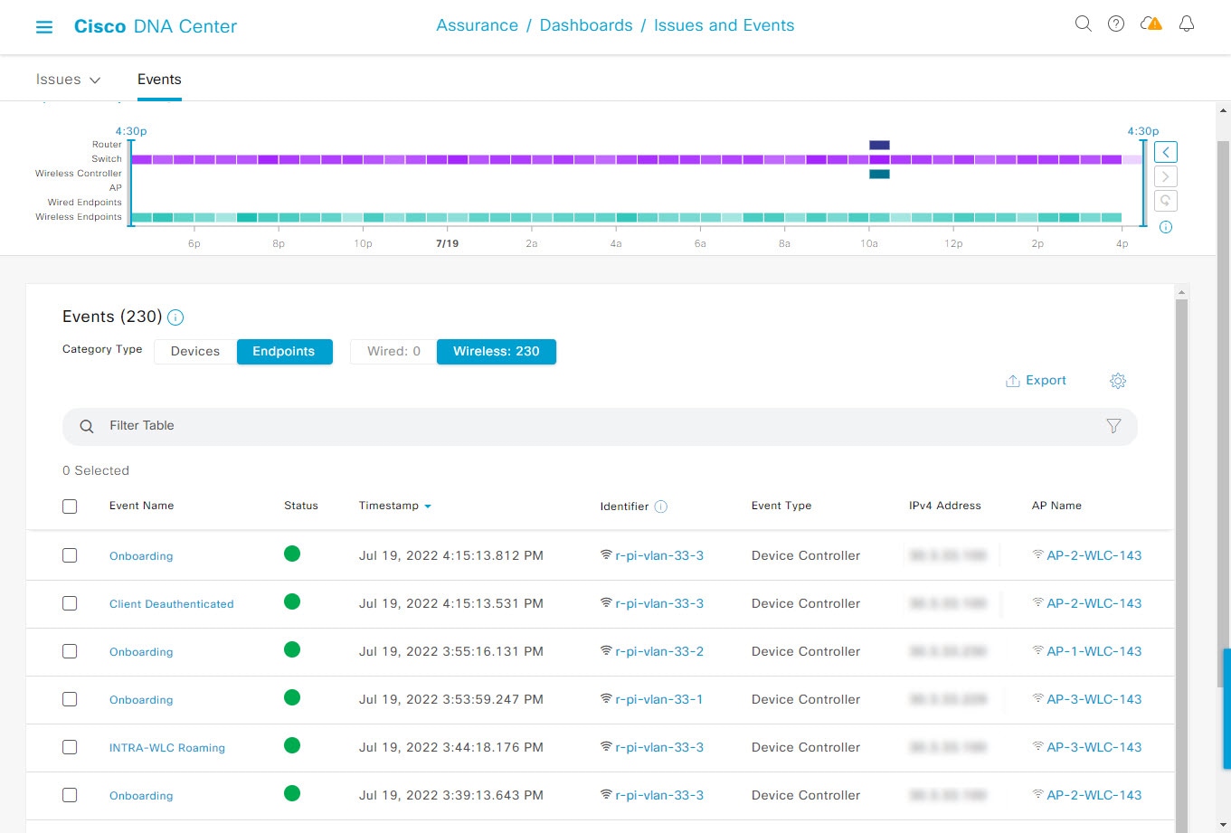 Cisco DNA Assurance User Guide, Release 2.3.5 - View and Manage Events ...