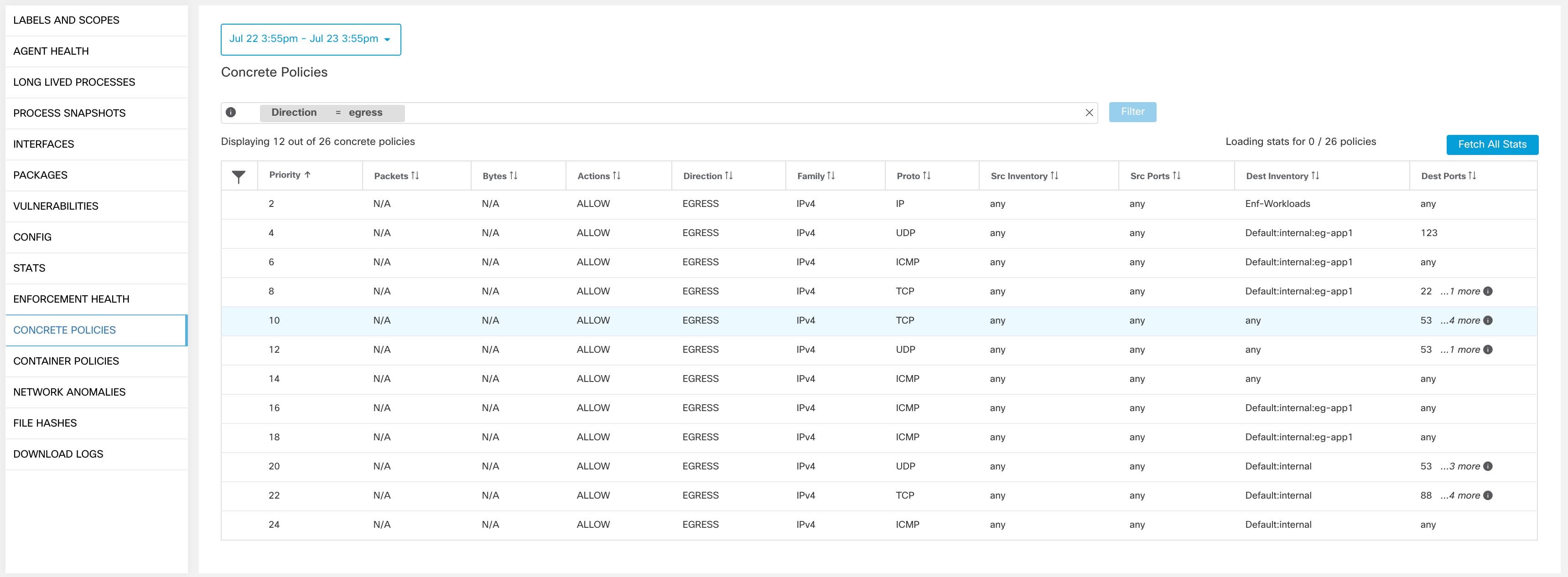 Cisco Secure Workload User Guide - Inventory [Cisco Secure Workload ...