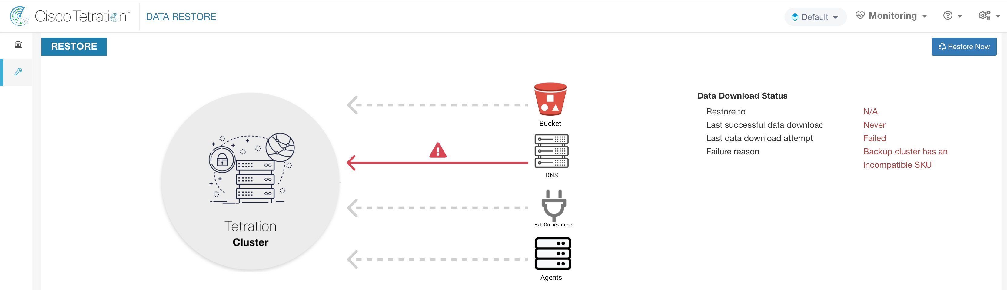 Cisco Secure Workload ユーザーガイド - メンテナンス [Cisco Tetration ワークロード セキュリティ ...
