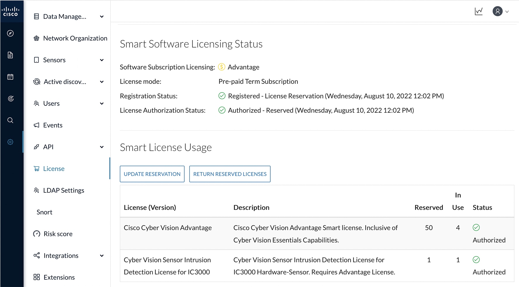 Cisco Cyber Vision Smart Licensing User Guide, Release 4.1.2 - Offline ...