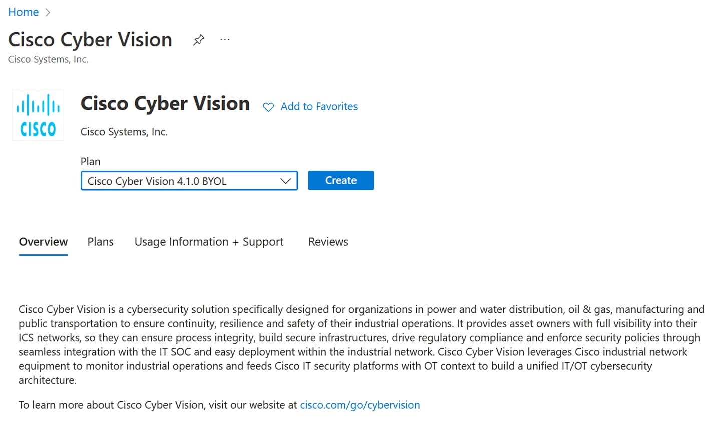 Cisco Cyber Vision for Azure Cloud Installation Guide, Release 4.4.0 - Deploy the Cisco Cyber ...