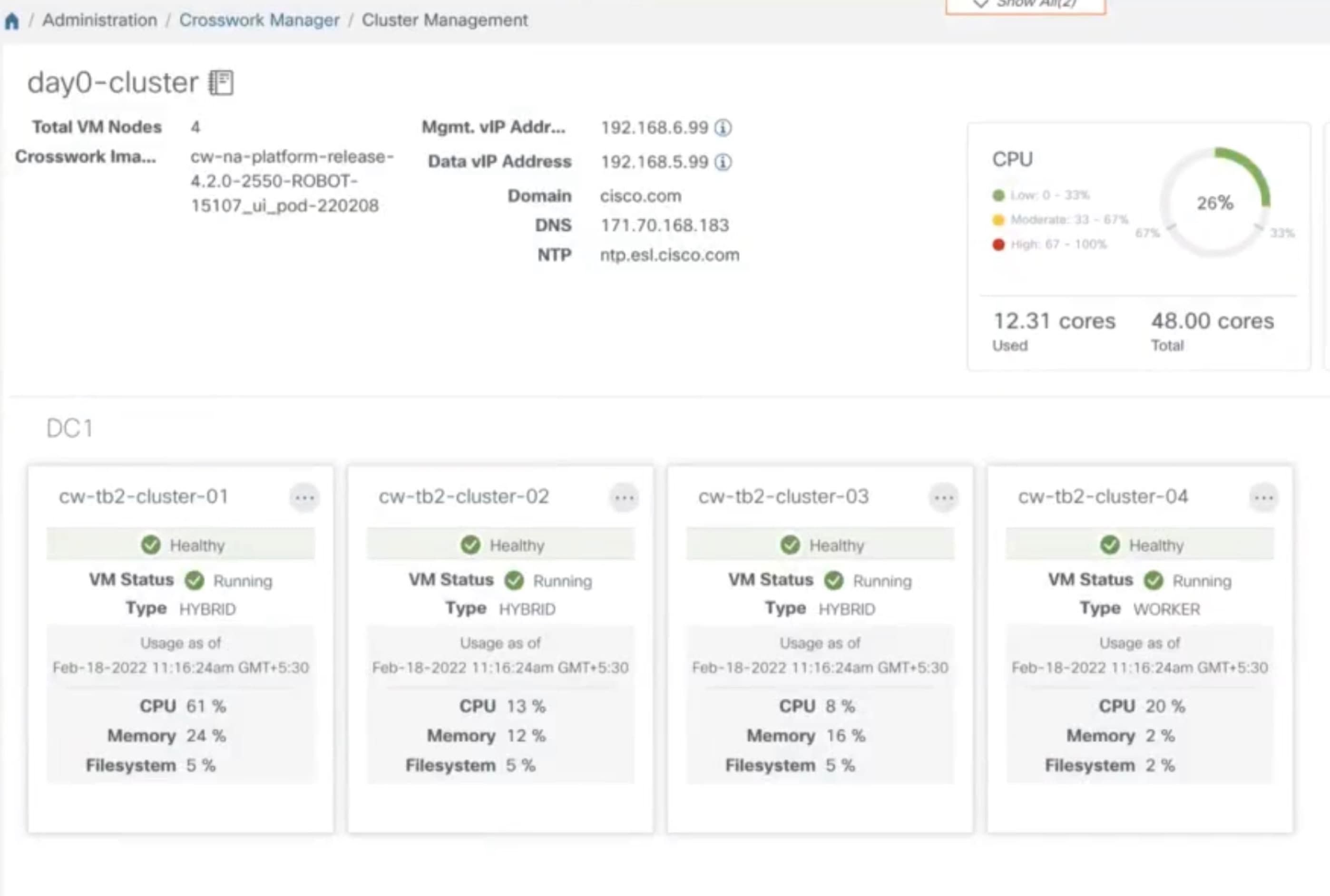 Cisco Crosswork Infrastructure 4 3 And Applications Administration Guide Manage The Crosswork