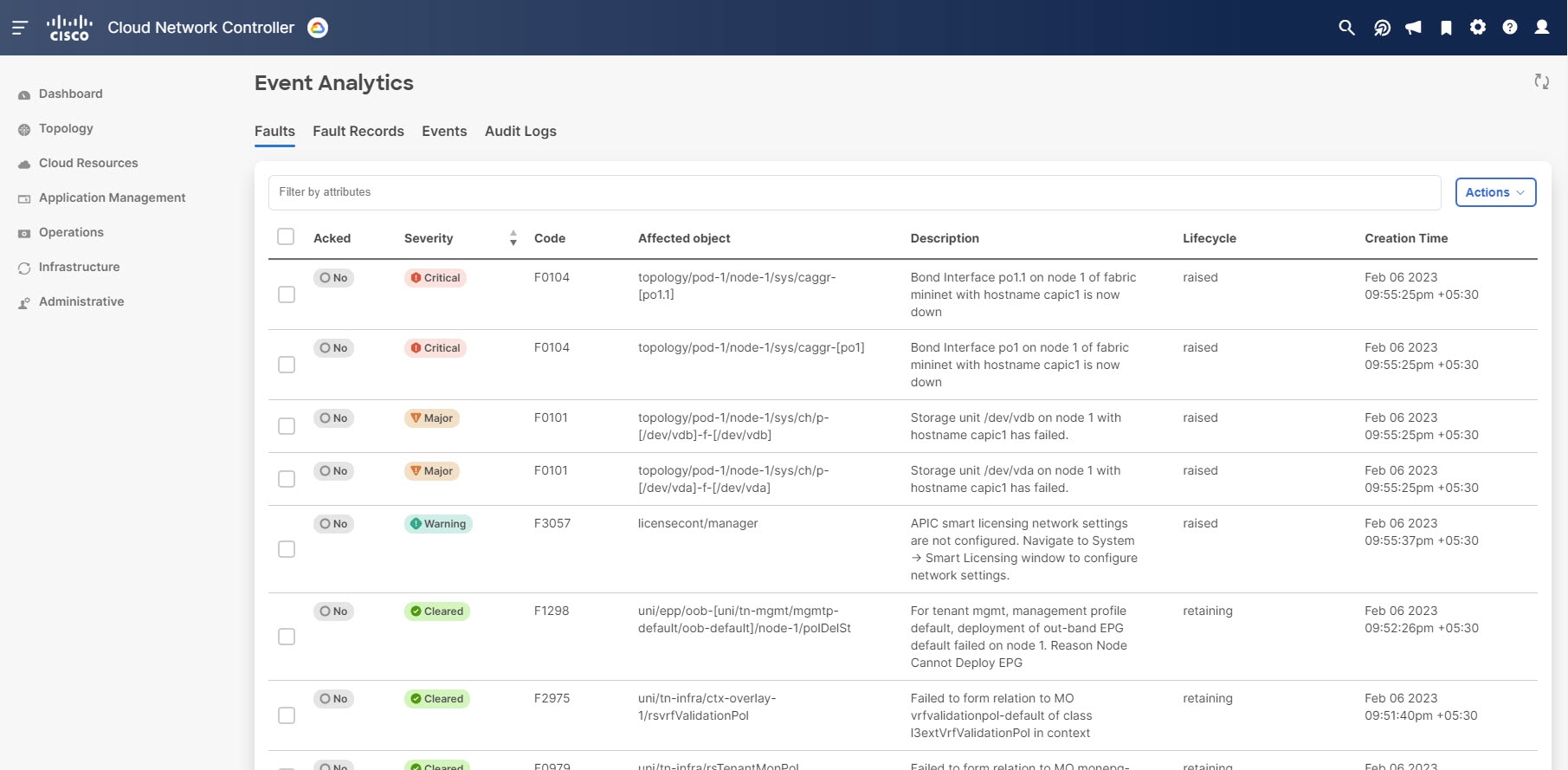 Cisco Cloud Network Controller for Google Cloud User Guide, Release 26.0(x) - Viewing System ...