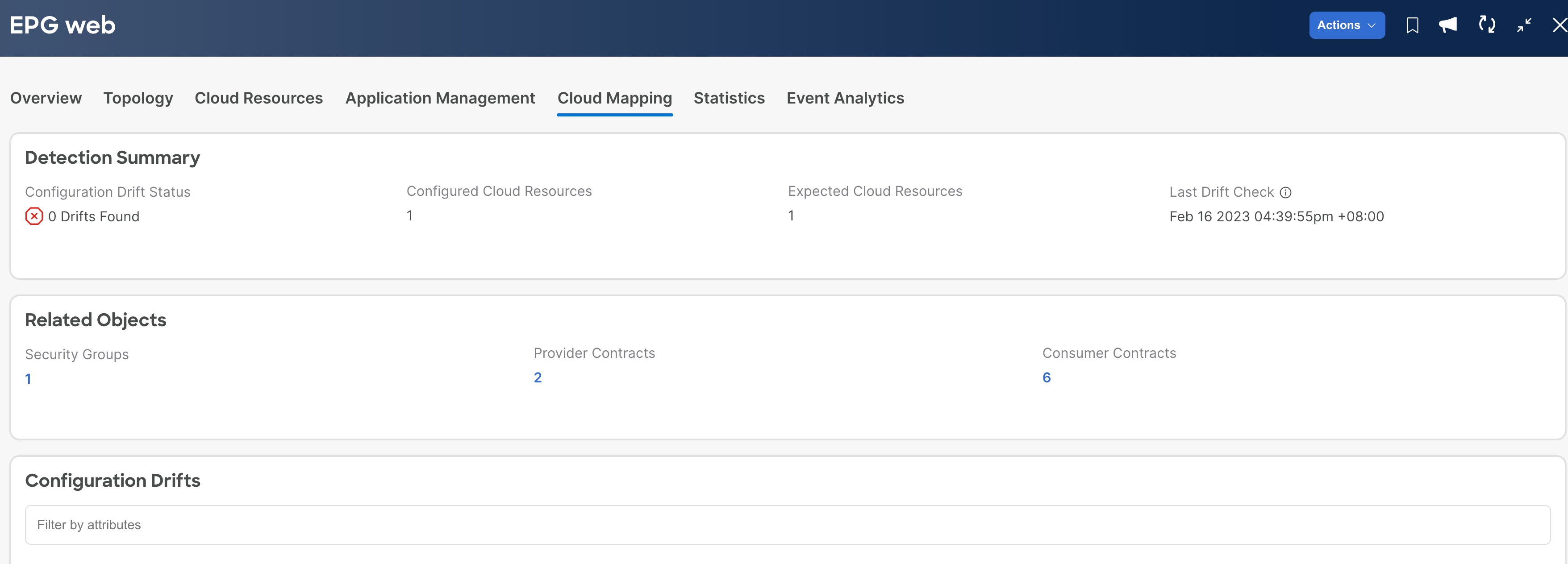 Cisco Cloud Network Controller for Azure User Guide, Release 26.0(x) - Configuration Drifts ...