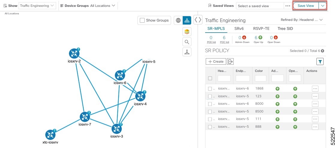 Cisco Crosswork Optimization Engine 5.0 User Guide - SR-MPLS and SRv6 [Cisco Crosswork Network ...