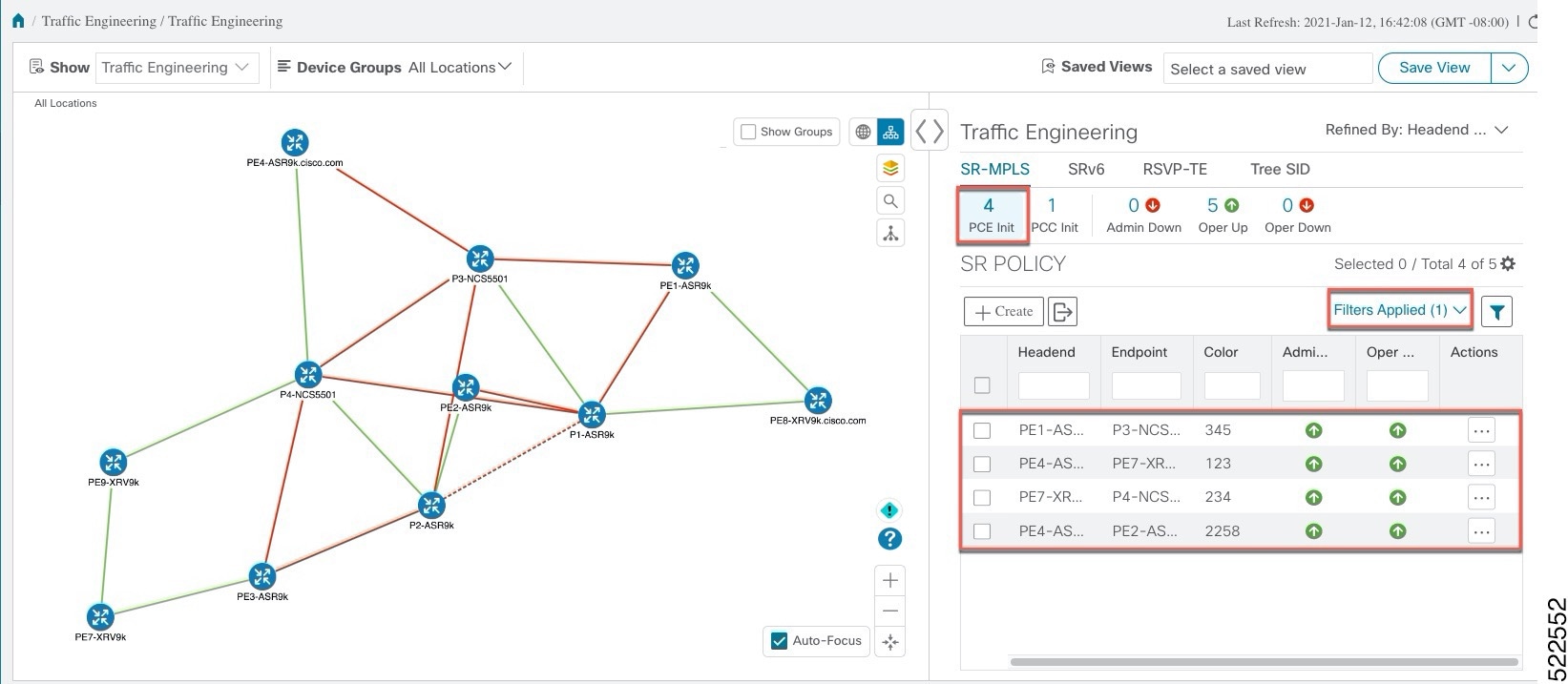 Cisco Crosswork Optimization Engine 5.0 User Guide - SR-MPLS and SRv6 [Cisco Crosswork Network ...