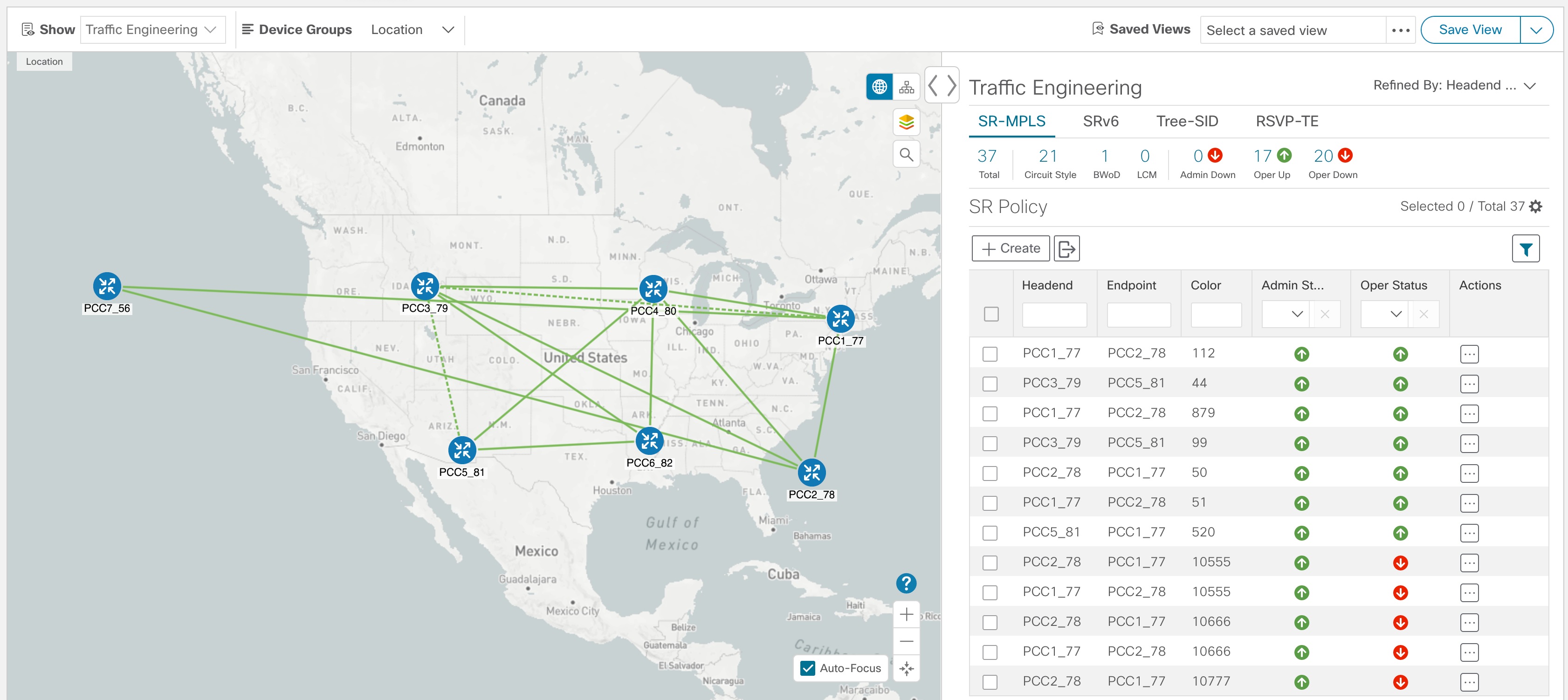 Cisco Crosswork Optimization Engine 5.0 User Guide - SR-MPLS and SRv6 ...