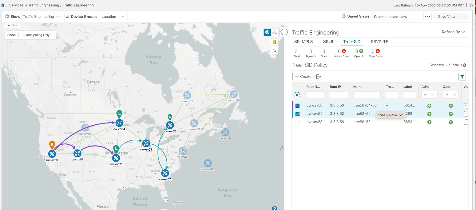 Cisco Crosswork Optimization Engine 5.0 User Guide - Tree Segment ...