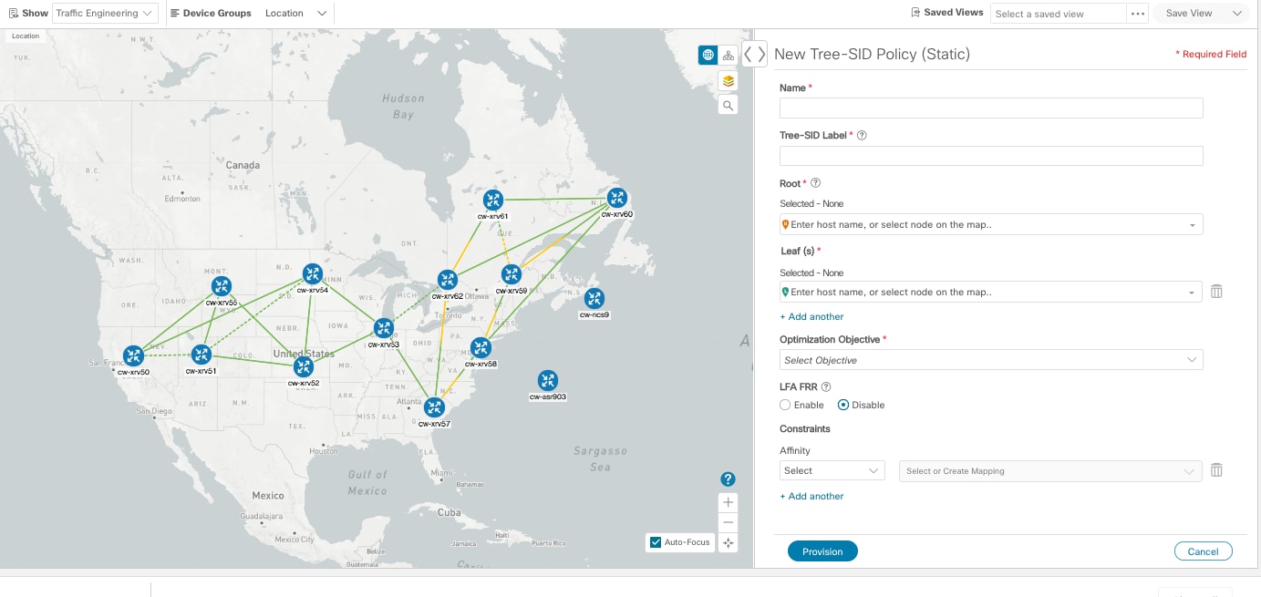 Cisco Crosswork Optimization Engine 5.0 User Guide - Tree Segment Identifier (Tree-SID ...
