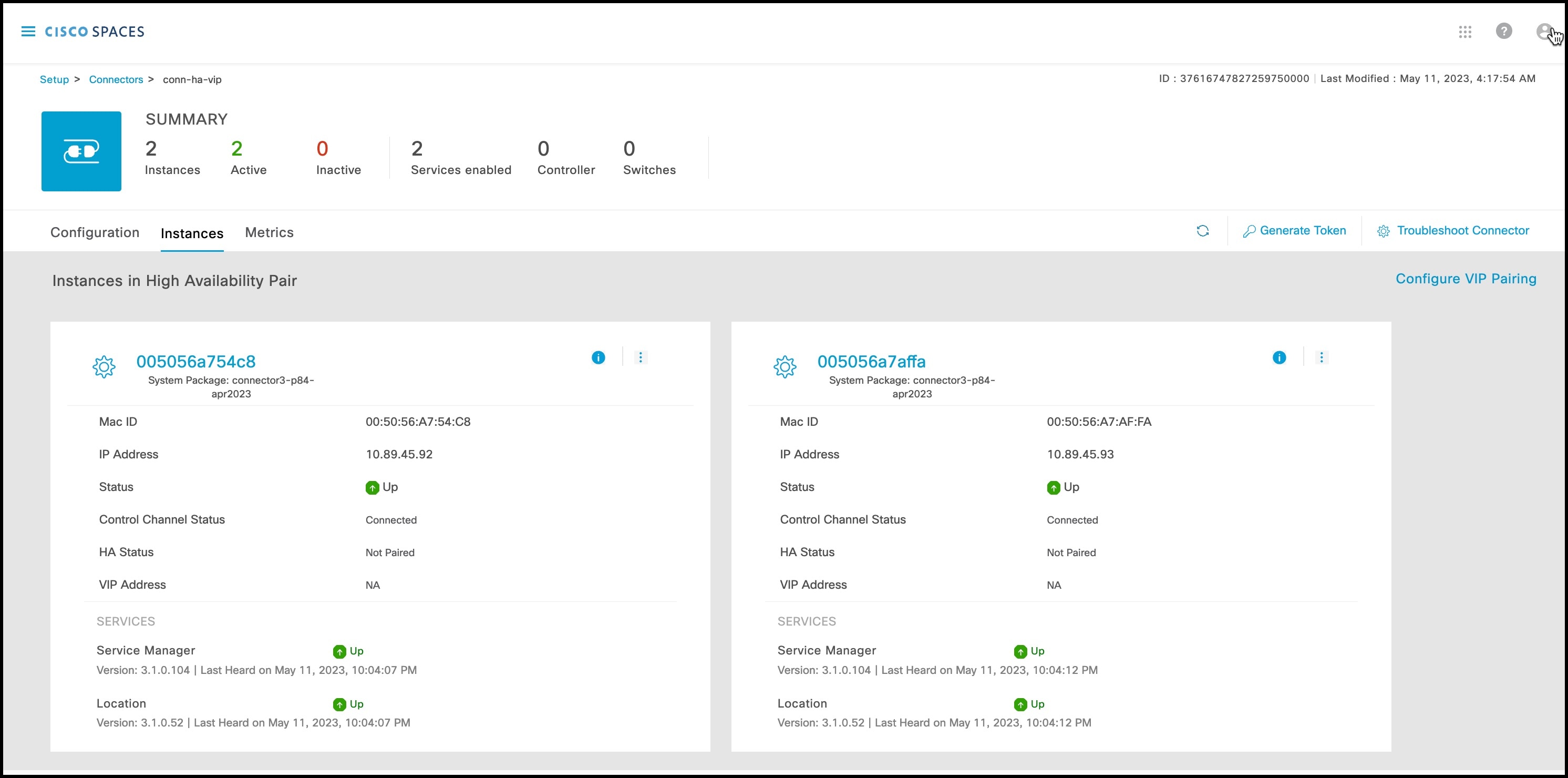 Cisco Spaces: Connector 3 Configuration Guide - High Availability ...