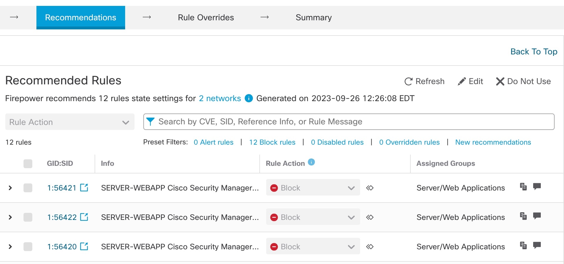 Cisco Secure Firewall Management Center Snort 3 Configuration Guide