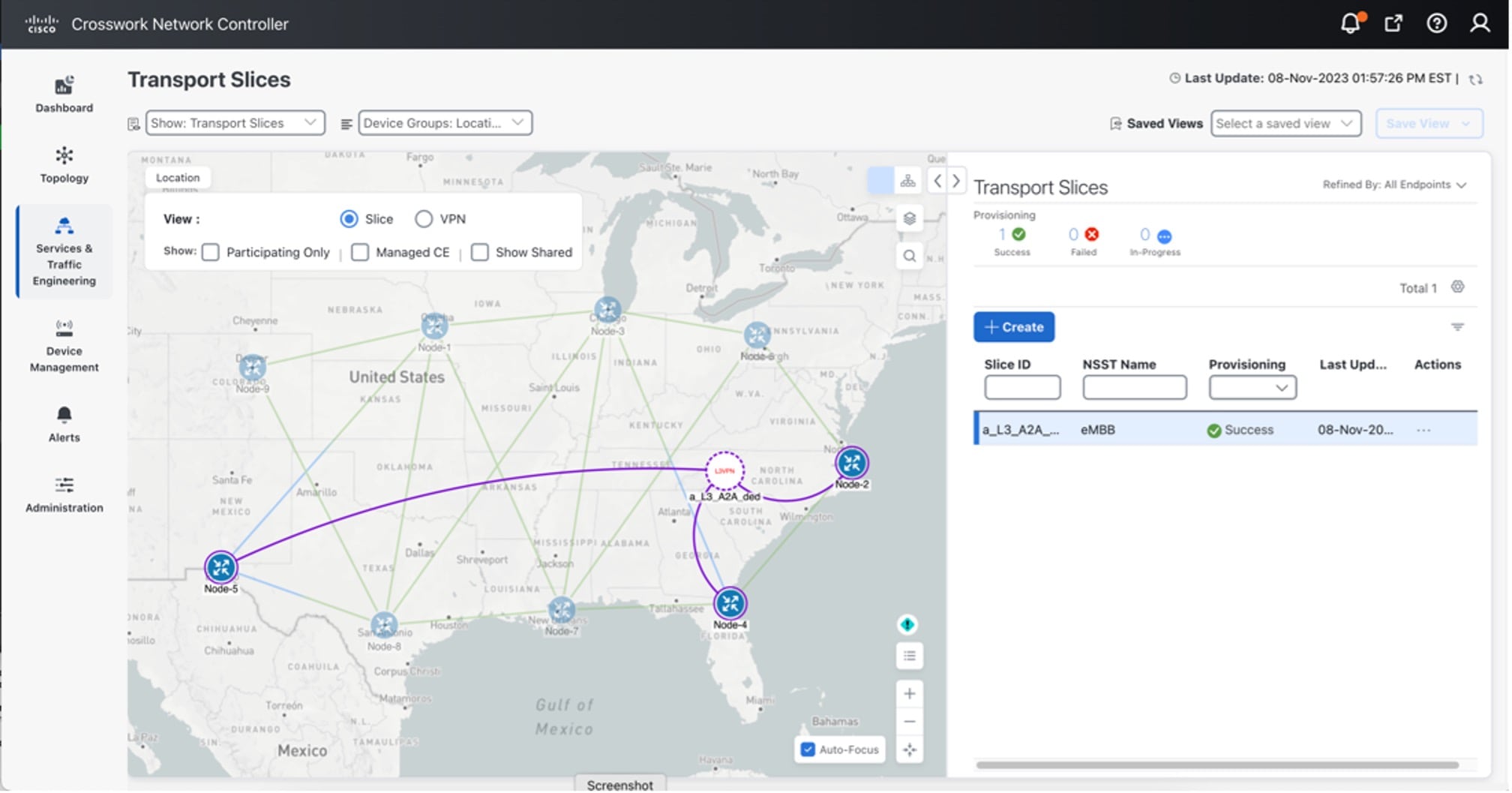 Cisco Crosswork Network Controller 7.0 Solution Workflow Guide - Transport Slice Provisioning ...