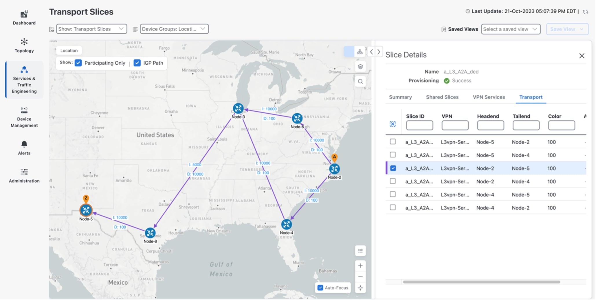 Cisco Crosswork Network Controller 7.0 Solution Workflow Guide - Transport Slice Provisioning ...