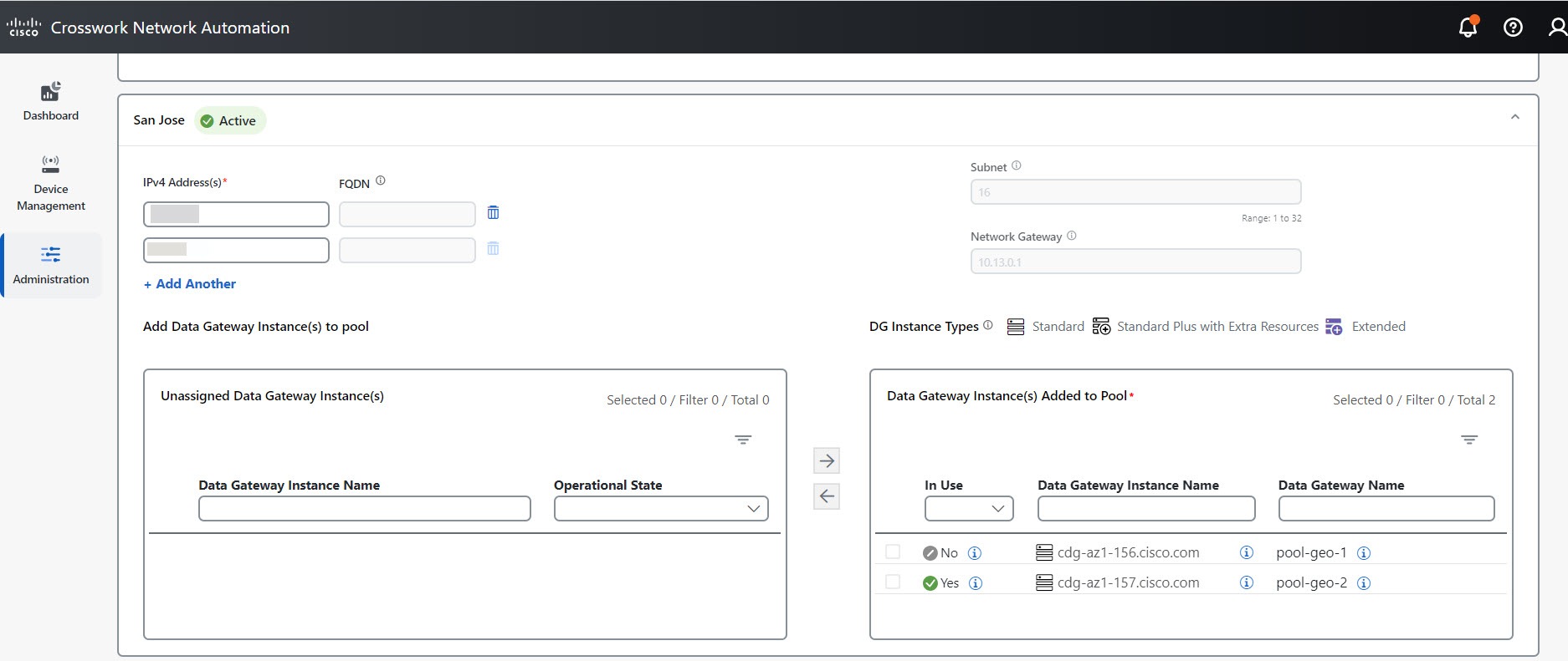 Cisco Crosswork Network Controller 6.0 Administration Guide - Cisco Crosswork Data Gateway ...