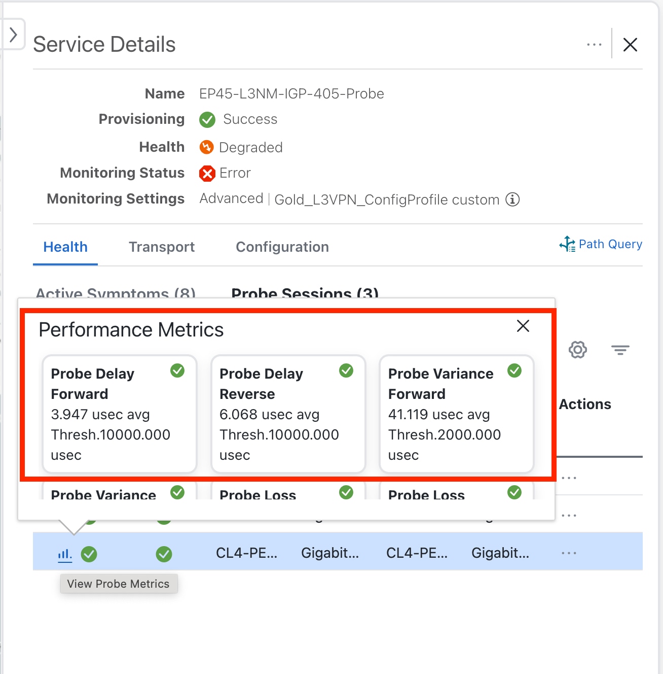 Cisco Crosswork Network Controller 6 0 Service Health Monitoring Monitor Service Health [cisco