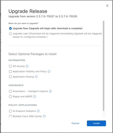 Cisco Catalyst Center 2 3 7 X On Esxi Administrator Guide Manage Applications [cisco Catalyst