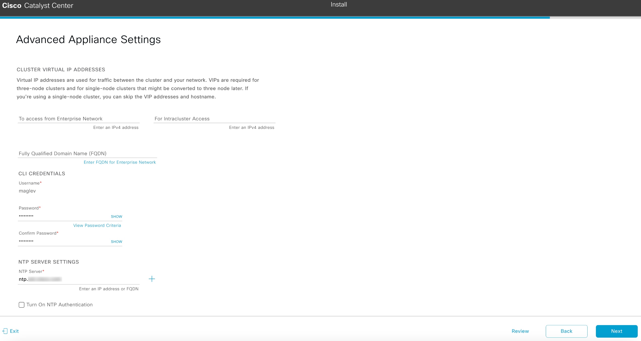 Cisco Catalyst Center Third-Generation Appliance Installation Guide, Release 2.3.7.x - Configure ...