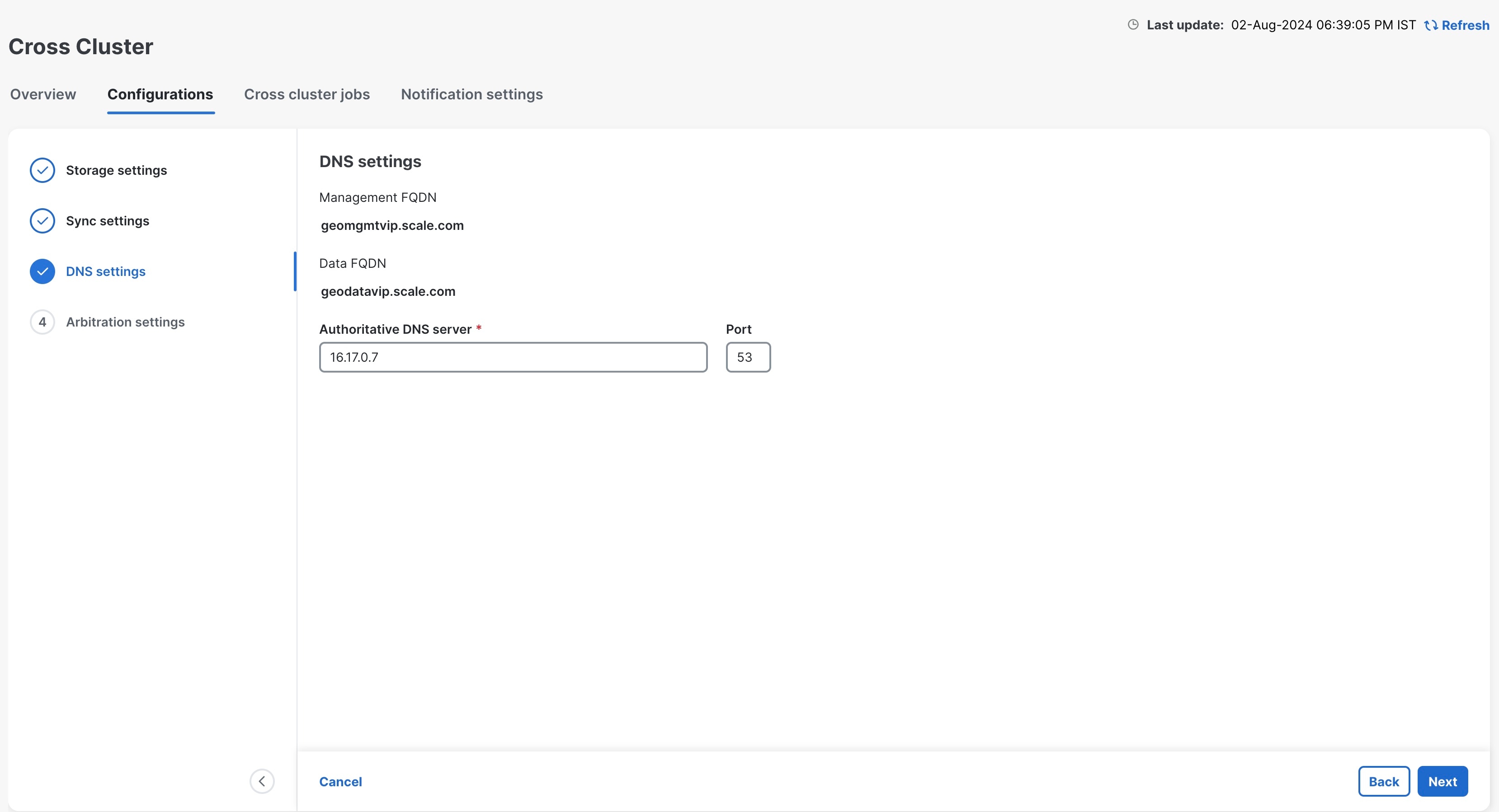 Cisco Crosswork Network Controller 7.0 Installation Guide - Enable Geo Redundancy Solution ...