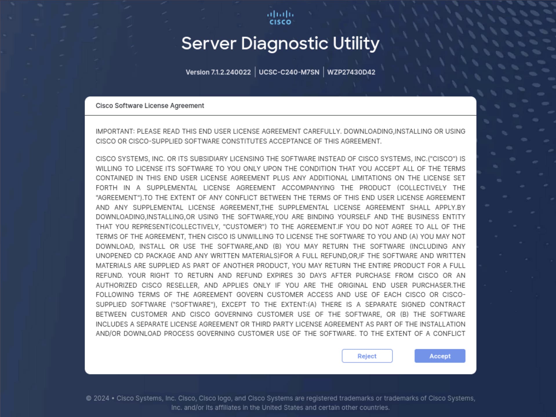 Cisco UCS Server Diagnostic Utility User Guide, Release 7.1 - Understanding User Interface of ...