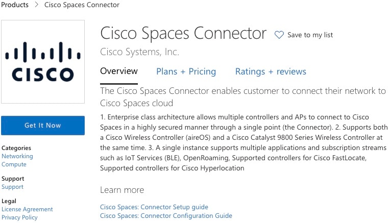 Cisco Spaces Connector 3 Configuration Guide Cisco Spaces Connector Vm On Azure Environment