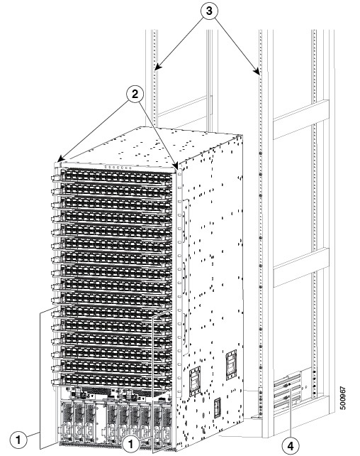 Cisco Nexus 9516 NX-OS Mode Switch Hardware Installation Guide - Installing a Chassis [Cisco ...