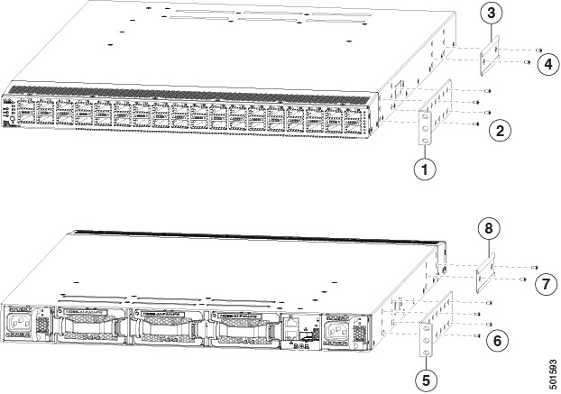 Cisco Nexus 9336C-FX2 スイッチ（ACI モード）ハードウェア設置ガイド - スイッチ シャーシの設置 [Cisco ...