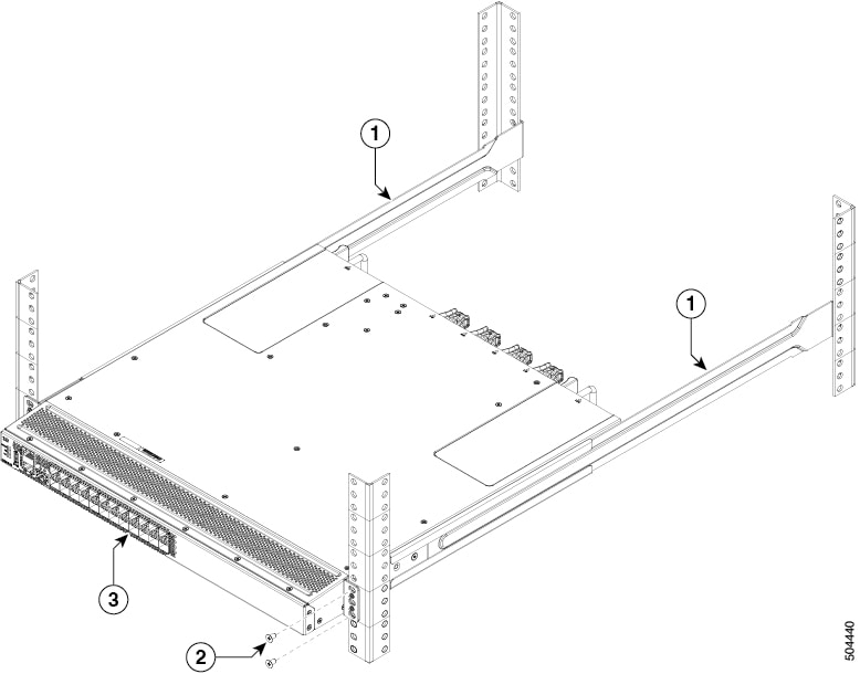 Cisco MDS 9124V-K9 Switch Hardware Installation Guide - Installing the ...