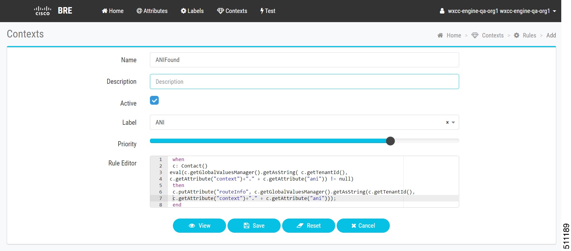 Cisco Webex Contact Center 1.0 Business Rules Engine User Guide ...