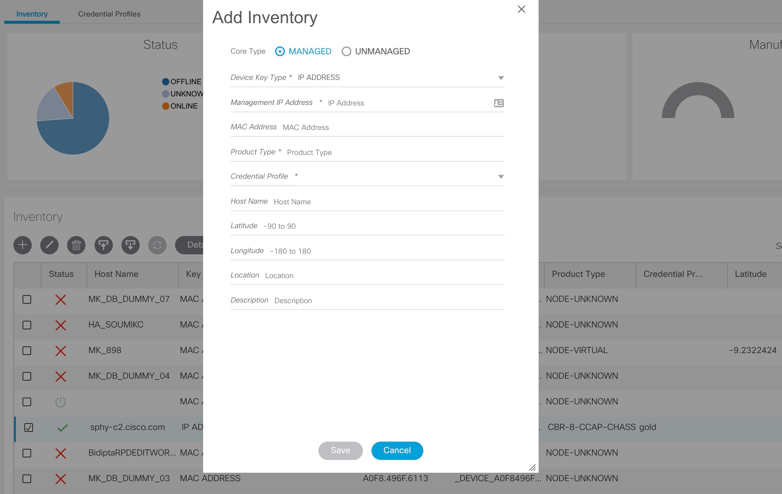 Cisco Smart PHY Application User Guide, Release 22.1 - Manage Devices ...