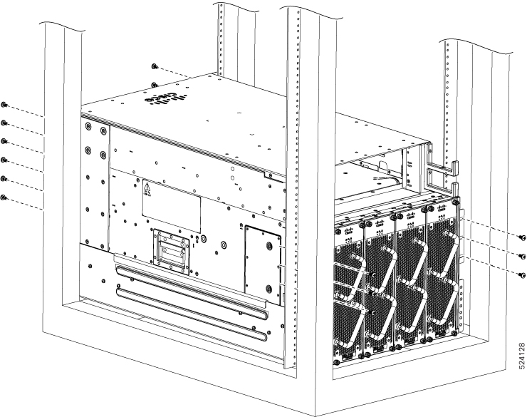 Hardware Installation Guide for Cisco 8800 Series Routers - Unpack and Install the Chassis ...