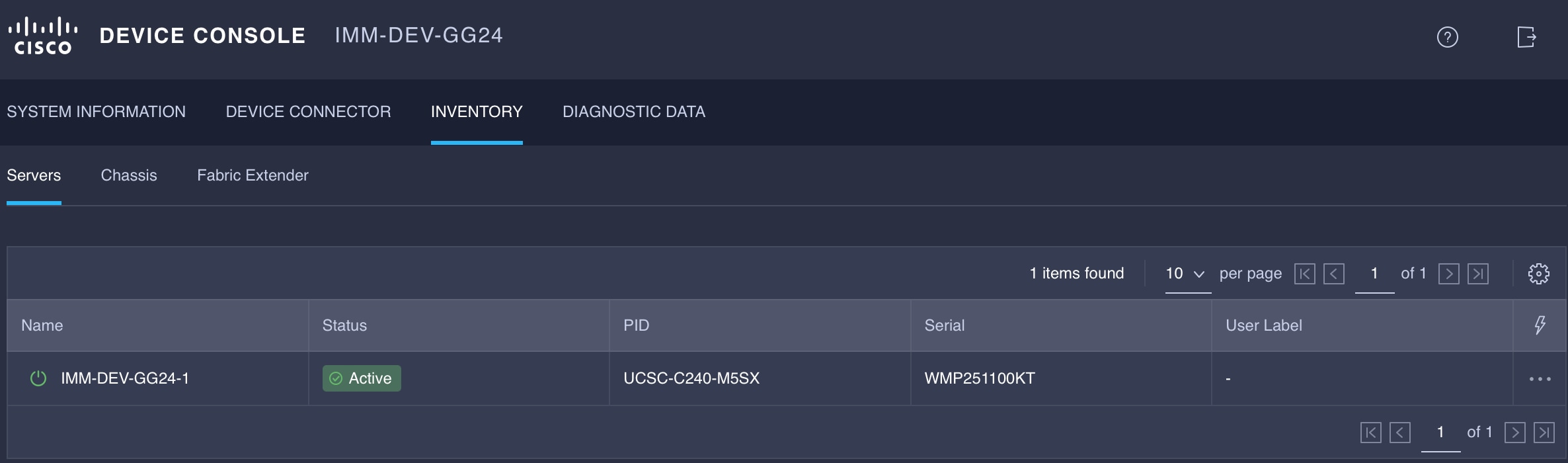 Cisco Intersight Managed Mode Fabric Interconnect Admin Guide - Inventory [Cisco Intersight] - Cisco