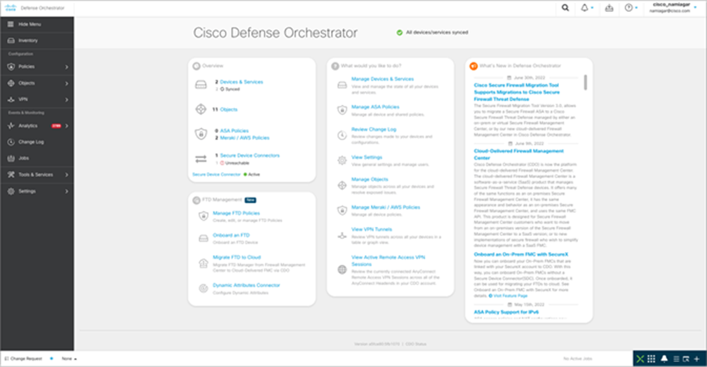 Cisco Defense Orchestrator データシート - Cisco