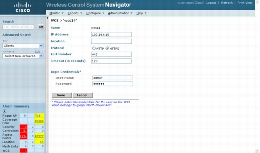Cisco Wireless Control System Navigator - Cisco