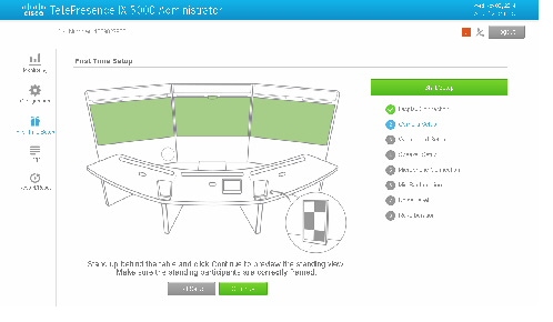 Cisco TelePresence IX5000 および IX5200 初回設定 - Cisco