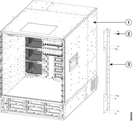 シスコ コンバージド ブロードバンド ルータ cBR-8 ハードウェア設置ガイド - Cisco cBR シャーシの設置 [Cisco cBR ...